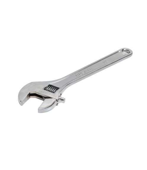 Husky 18 Long Adjustable Wrench 2-1/16 Large Jaw Capacity Anti-Slip ...