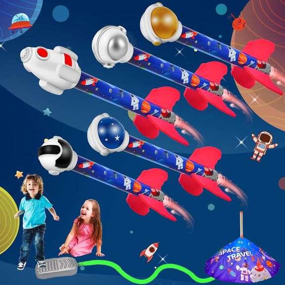 Rocket Launchers for Kids,Fun Outdoor Toy for Kids Air Rockets Soars ...