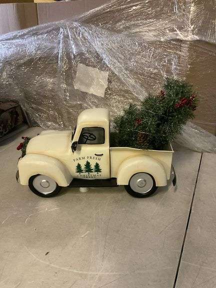 Vintage Christmas Tree Truck - Matthews Auctioneers