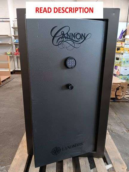 Cannon landmark gun safe with code - Matthews Auctioneers