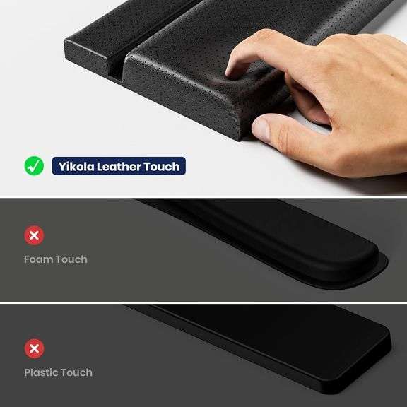 Clear Acrylic Tilted Computer Keyboard Holder for Easy Ergonomic Typing ...