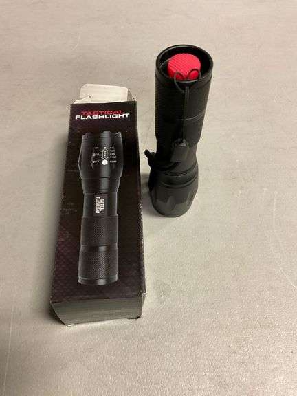 Tactical LED Flashlight - 5 Modes 800 Lumens Light Weight Aluminum ...