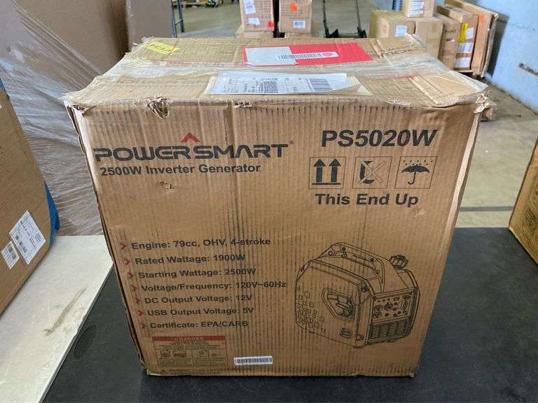 PowerSmart 2500W Inverter Generator - Matthews Auctioneers