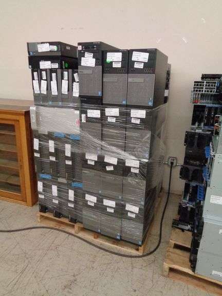 1 EACH-PALLET OF COMPUTERS HD REMOVED - Matthews Auctioneers
