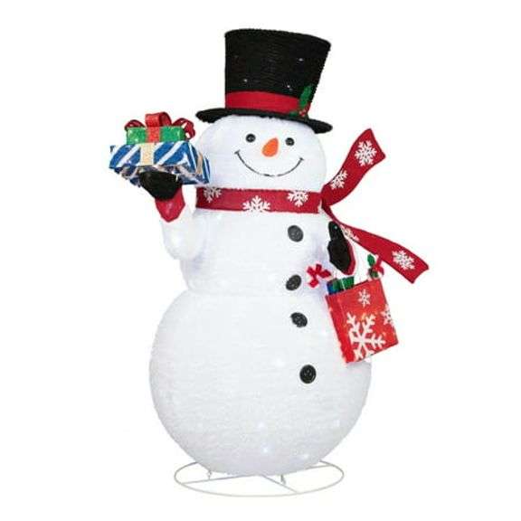 Member's Mark 6' Pre-Lit Pop-Up Twinkling Snowman - Matthews Auctioneers