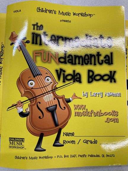 13 Fundamental viola book bundle - Matthews Auctioneers