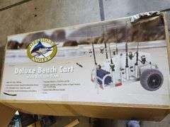 Offshore Angler Deluxe Beach Cart with Poly Wheels - Matthews Auctioneers