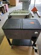 Drink cooler with casters - Matthews Auctioneers