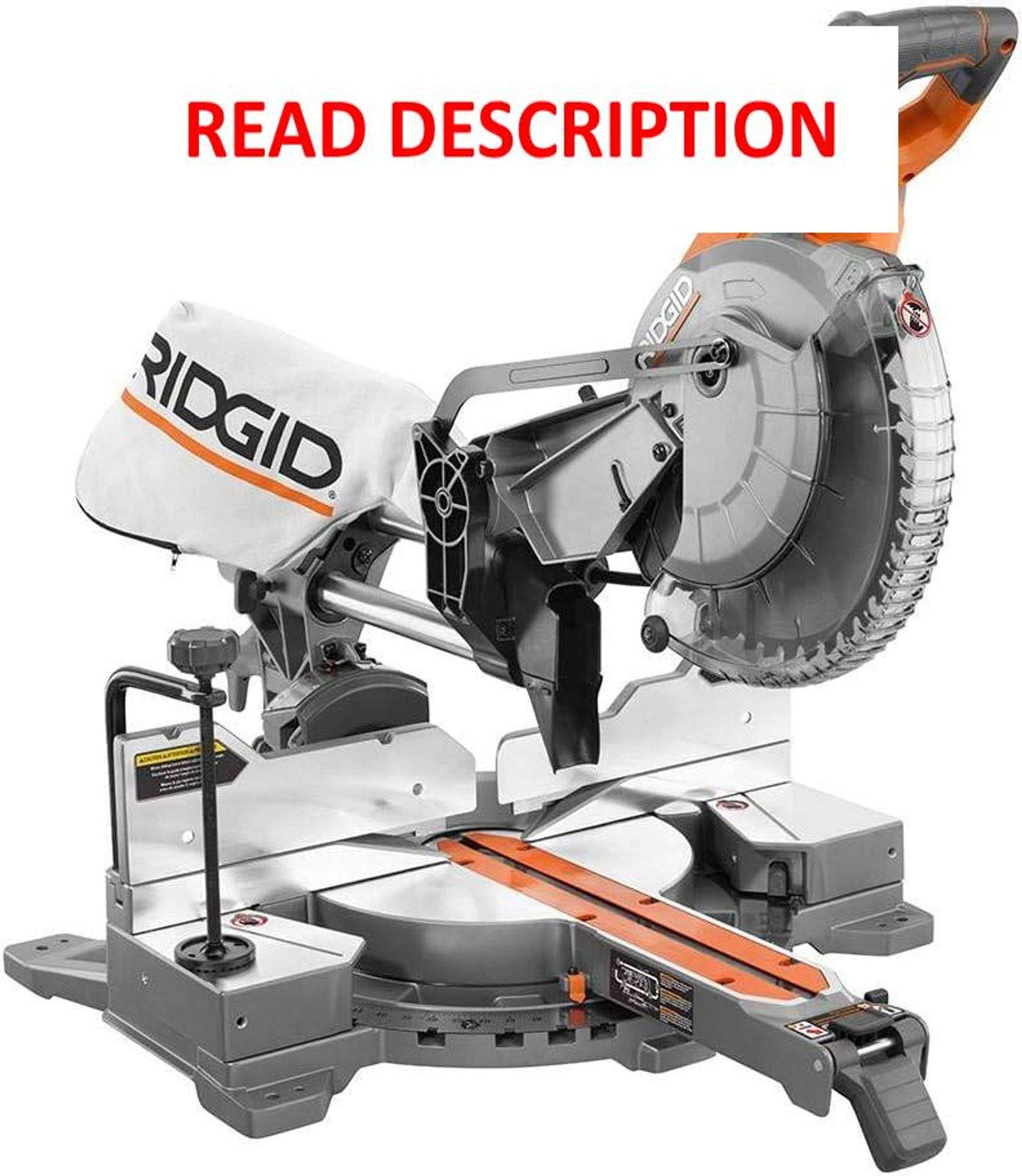 Ridgid 15 amp 10 inch miter saw store