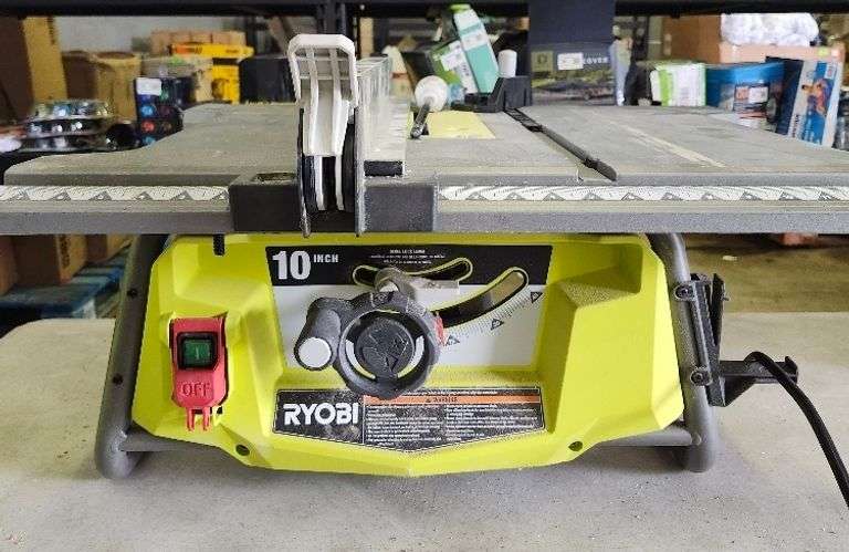 Ryobi 10 inch table saw - Matthews Auctioneers