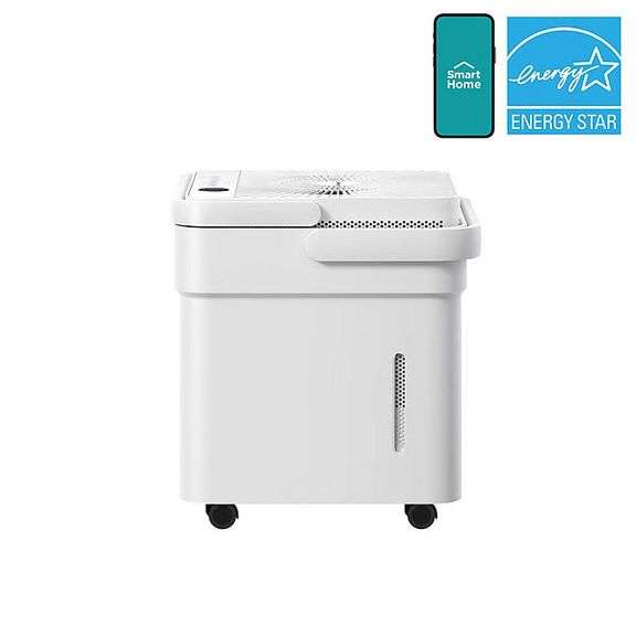 Midea Cube 50 Pint Smart Dehumidifier with Built-in Pump, For rooms up ...