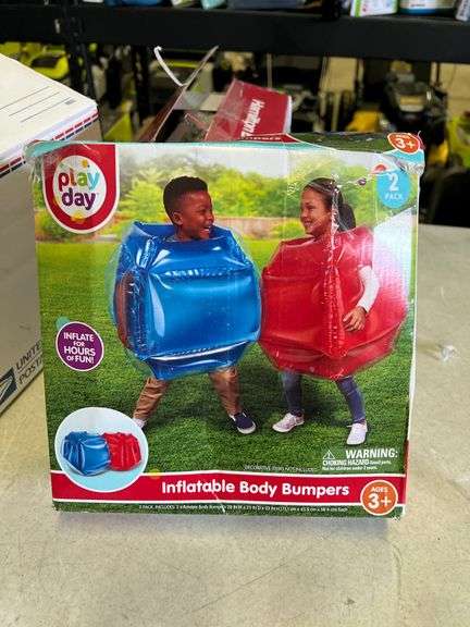 Play Day Inflatable Body Bumpers, Bumper Game for Young Children, Ages ...
