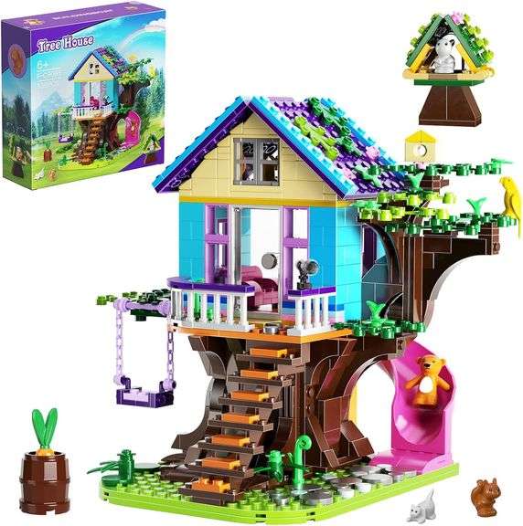 Tree House Building Kit, Friendship Forest Treehouse Building Toy with ...