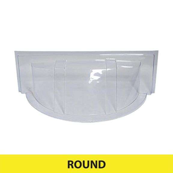39 in. W x 17 in. D x 15 in. H Economy Round Bubble Window Well Cover ...