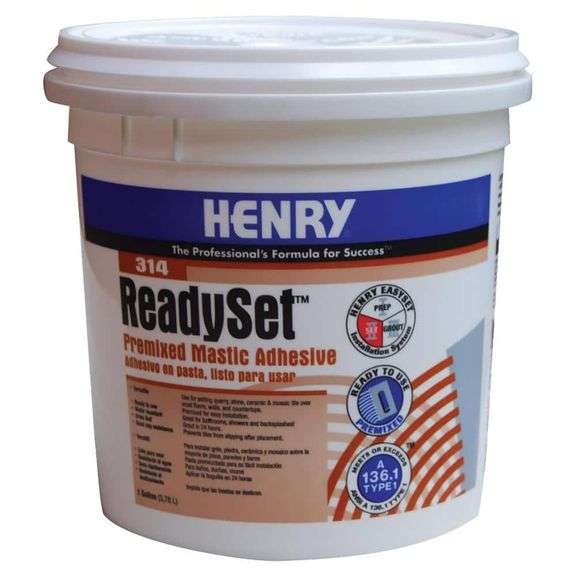 314 Ready Set Gallon Premixed Mastic Adhesive - Matthews Auctioneers