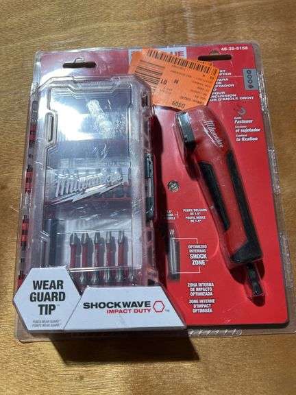 Milwaukee SHOCKWAVE Impact-Duty Alloy Steel Drill and Screw Driver Bit ...