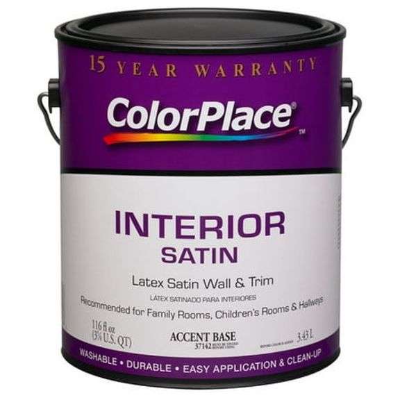 ColorPlace Interior Satin Paint, Accent Base - Matthews Auctioneers