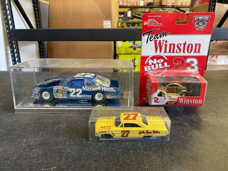 (3) Race Car Collectibles - Matthews Auctioneers
