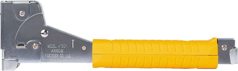 Arrow HT50 Heavy Duty Hammer Tacker, Chromed-Steel Manual Stapler with ...