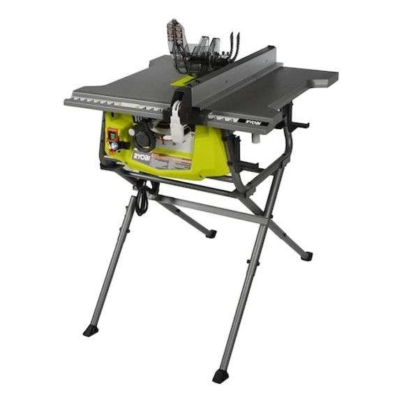 Ryobi 15 Amp 10-inch Table Saw - Matthews Auctioneers
