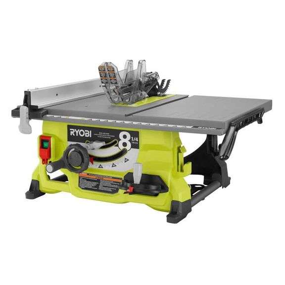RYOBI 13 Amp 8-1/4 in. Compact Portable Corded Jobsite Table Saw (No ...