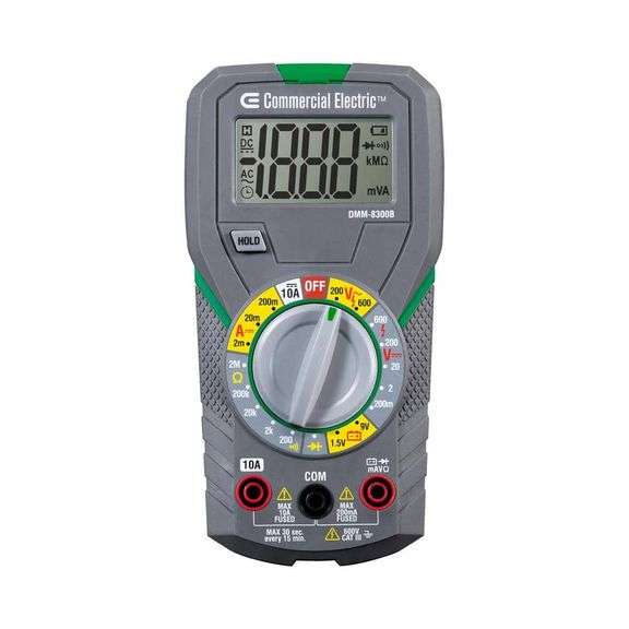 Commercial Electric Manual-Ranging Digital Multi-Meter - Matthews ...