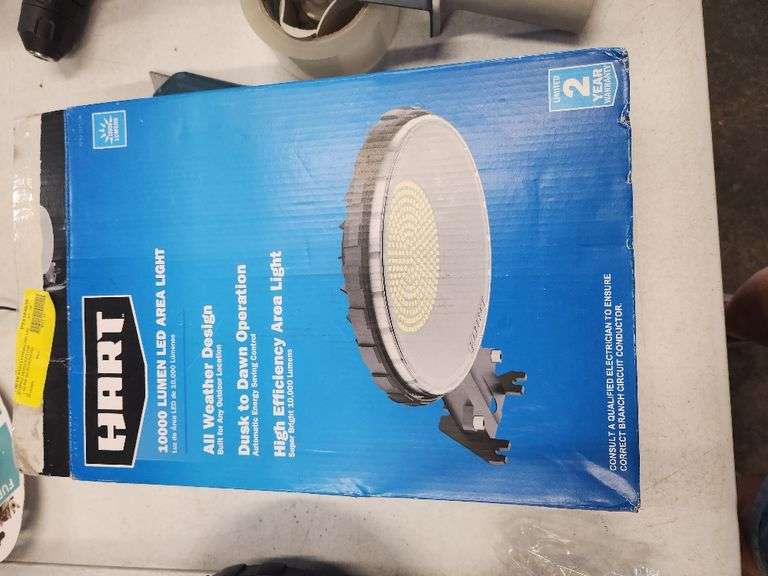 HART Area and Barn LED Dusk to Dawn Outdoor Security Light, Metal ...