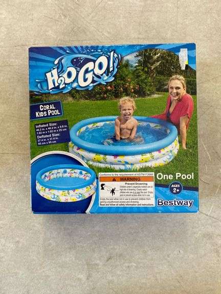 H2O Go Coral Kids Pool - Matthews Auctioneers