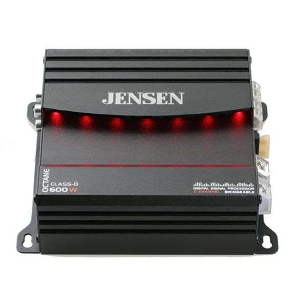 JENSEN XDA92RB Class D 2 Channel Bridgeable Amplifier with 80 Watts x 2 ...