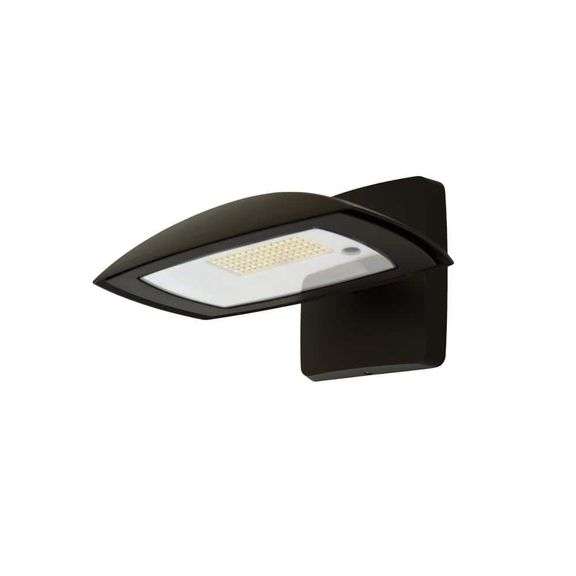 Residential 100-Watt Equivalent Integrated LED Bronze Outdoor 5 Color ...