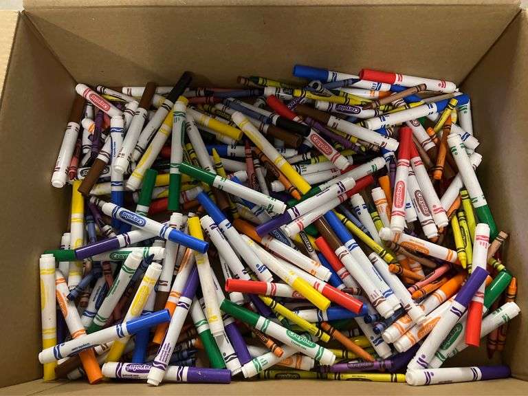Large Lot of Craolla Markers and Crayons - Matthews Auctioneers