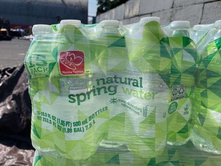 (10 Cases) Harris Teeter Natural Spring Water - Matthews Auctioneers