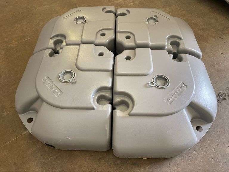 Giant Plastic Flagpole Water Fillable Base - Matthews Auctioneers