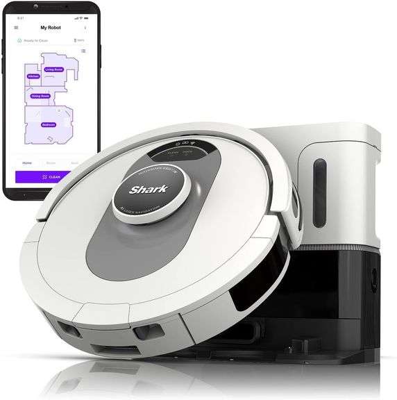 Shark AV2511AE AI Robot Vacuum with XL Self-Empty Base, Bagless, 60-Day ...