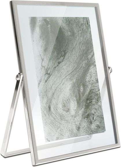 MIMOSA MOMENTS Silver Metal Floating Picture Frame, 8x10in - Matthews ...