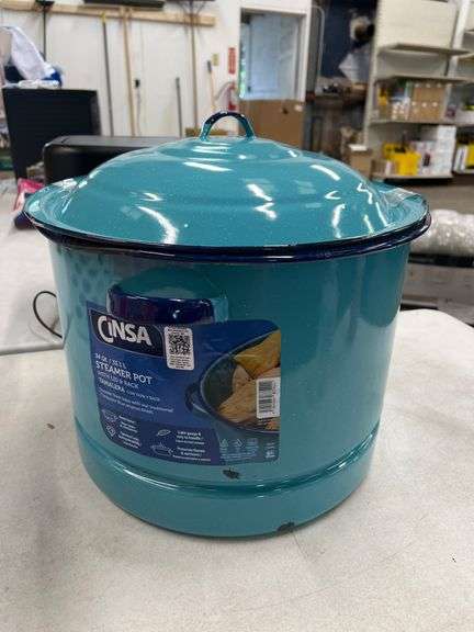 Cinsa 34qt Steamer Pot - Matthews Auctioneers