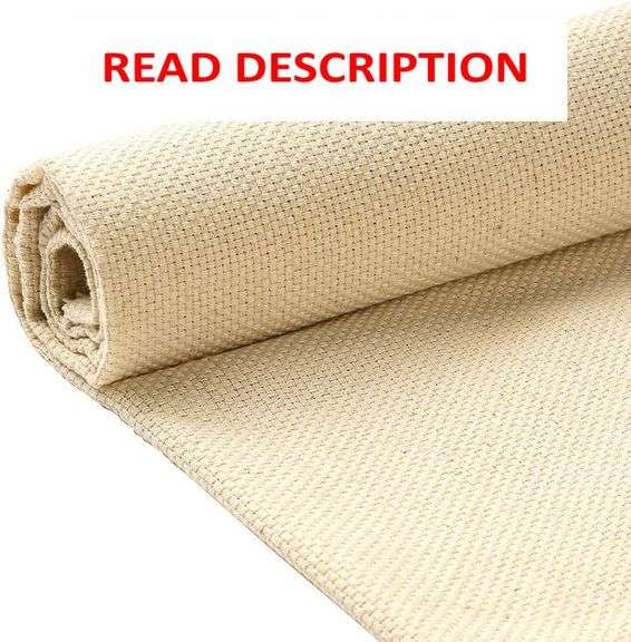 (70cm x 49cm ) - Pllieay Punch Needle Cloth Fabric Linen Needlework ...