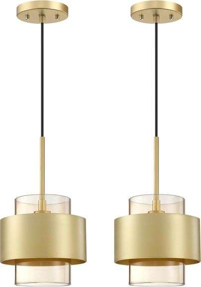 Dolaimy House 2 Pack 1 Light Indoor Kitchen Island Hanging Pendant ...