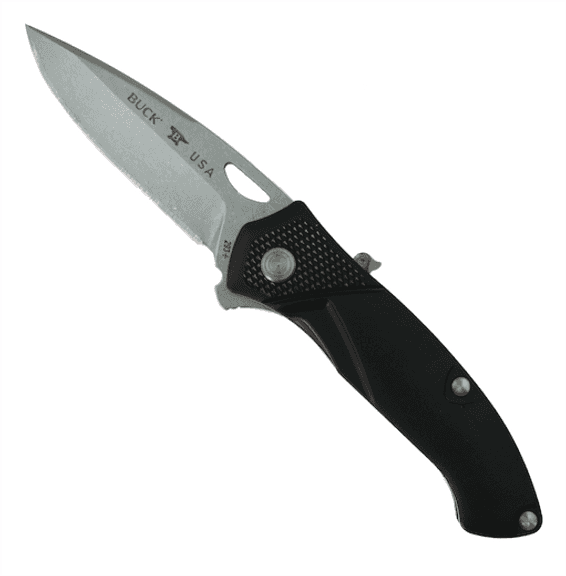 BUCK 0293BKS3 INERTIA SPRING ASSIST KNIFE, STONEWASH BLADE - Matthews ...