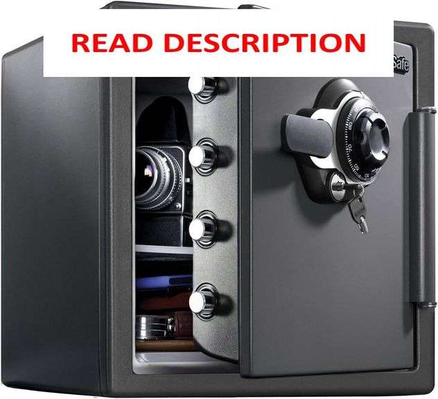 SentrySafe Fireproof and Waterproof Steel Home Safe with Dial ...