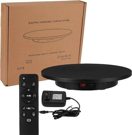 Motorized Rotating Display Stand, Remote Control - Matthews Auctioneers