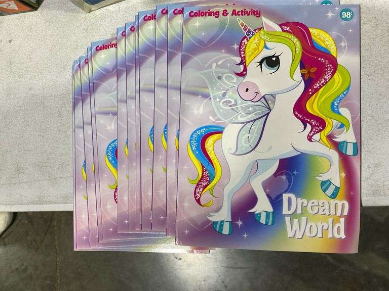 Group Lof of Dream World Coloring & Activity Book - Matthews Auctioneers