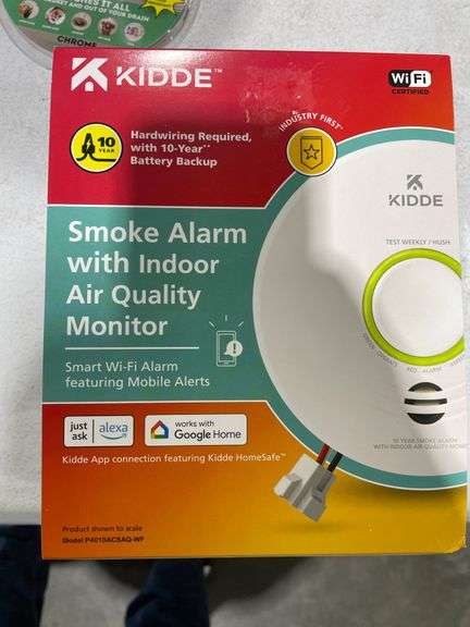 Kidde Kidde Smart Smoke Detector with Indoor Air Quality Monitor ...