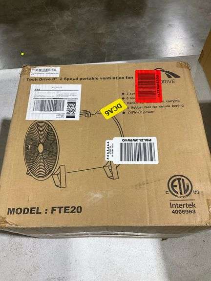 Tech Drive Ventilator fans, 8 Inches High Velocity Industrial ...