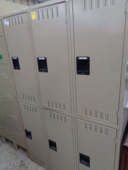 1 -6 BANK METAL LOCKERS - Matthews Auctioneers