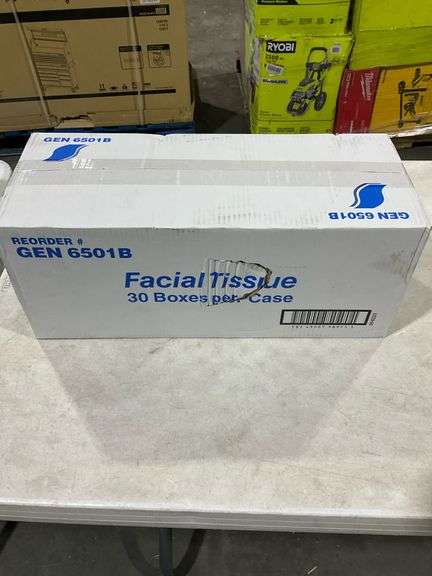 (30) Boxes Facial Tissue - Matthews Auctioneers