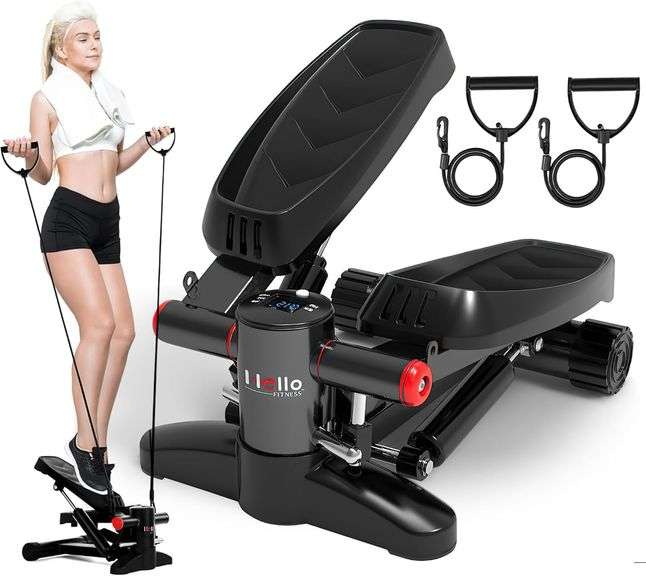 Hello FITNESS Stair Stepper with Resistance Bands, Stair Stepper for ...