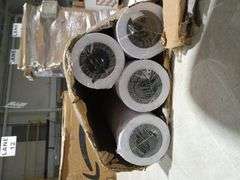 4 Rolls Drawing Paper White Children Painted Paper Fade Resistant Paper ...