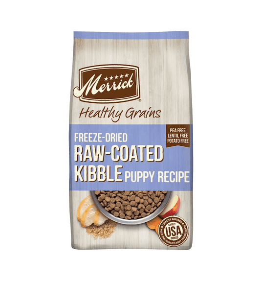 Merrick Healthy Grains Freeze Dried Raw Coated Kibble Dry Dog Food ...