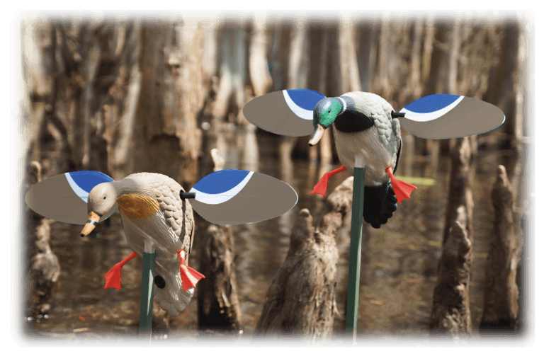 MOJO Outdoors Baby MOJO Hen and Drake Motorized Duck Decoy Combo ...